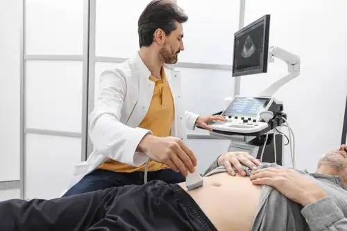 USG prostaty przez powłoki brzuszne - Longevity+